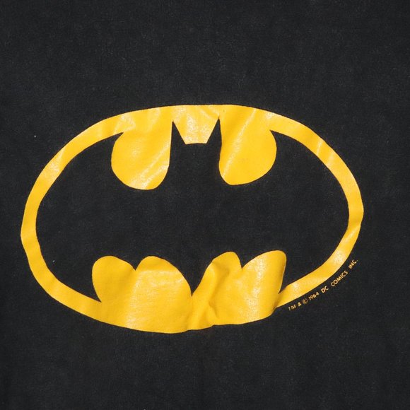 Hanes | Shirts | Batman Logo Symbol Vintage Y2k Shirt Dc Comics Long ...